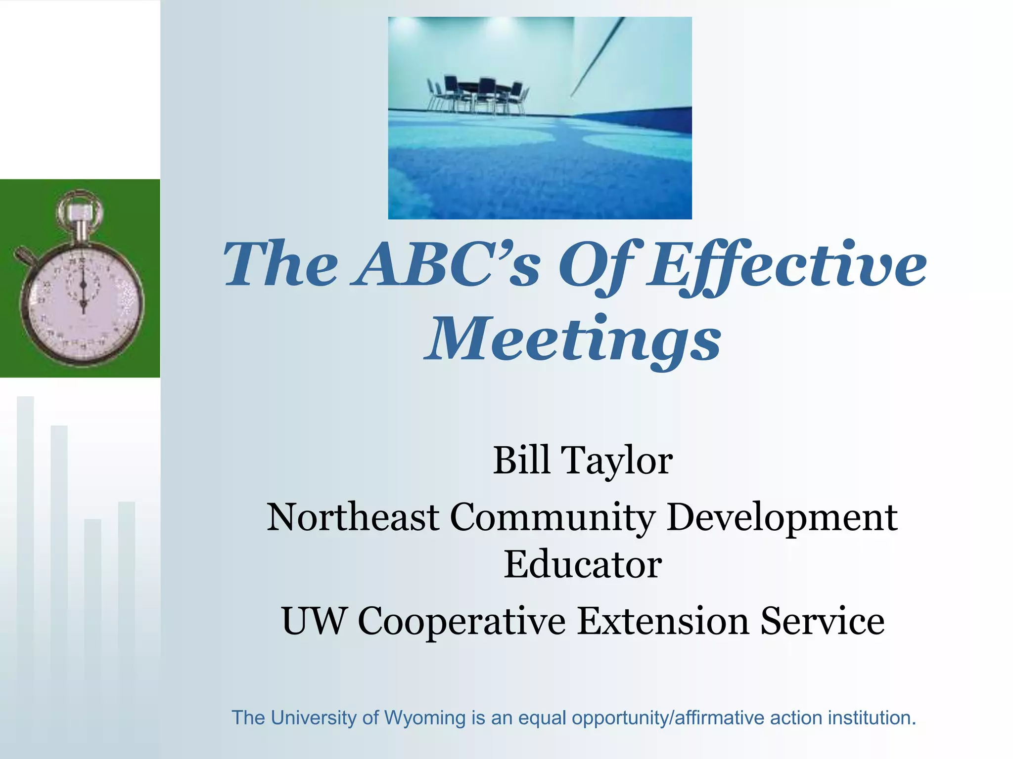 ABCs of Effective Meetings | PPTX | Business | Business and Finance