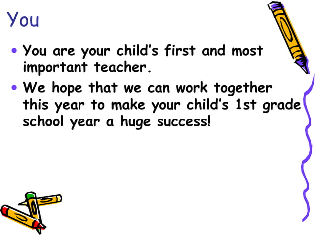 1st Grade Orientation PowerPoint | PPT