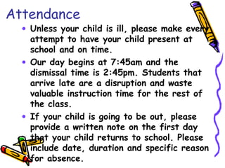 1st Grade Orientation PowerPoint | PPT