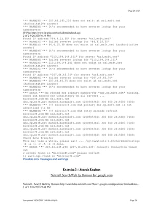 Leaked Network Security Information Analysis | PDF