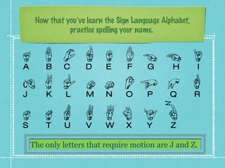 ABC Sign Language Alphabet | PPT
