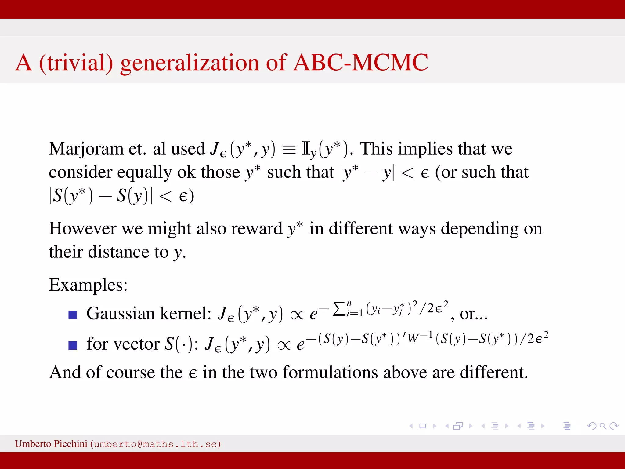 Intro To Approximate Bayesian Computation Abc Ppt