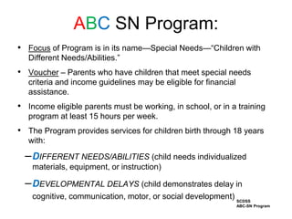 Abcsn basic slides ppt | PPTX | Daycare and Pre-School | Parenting