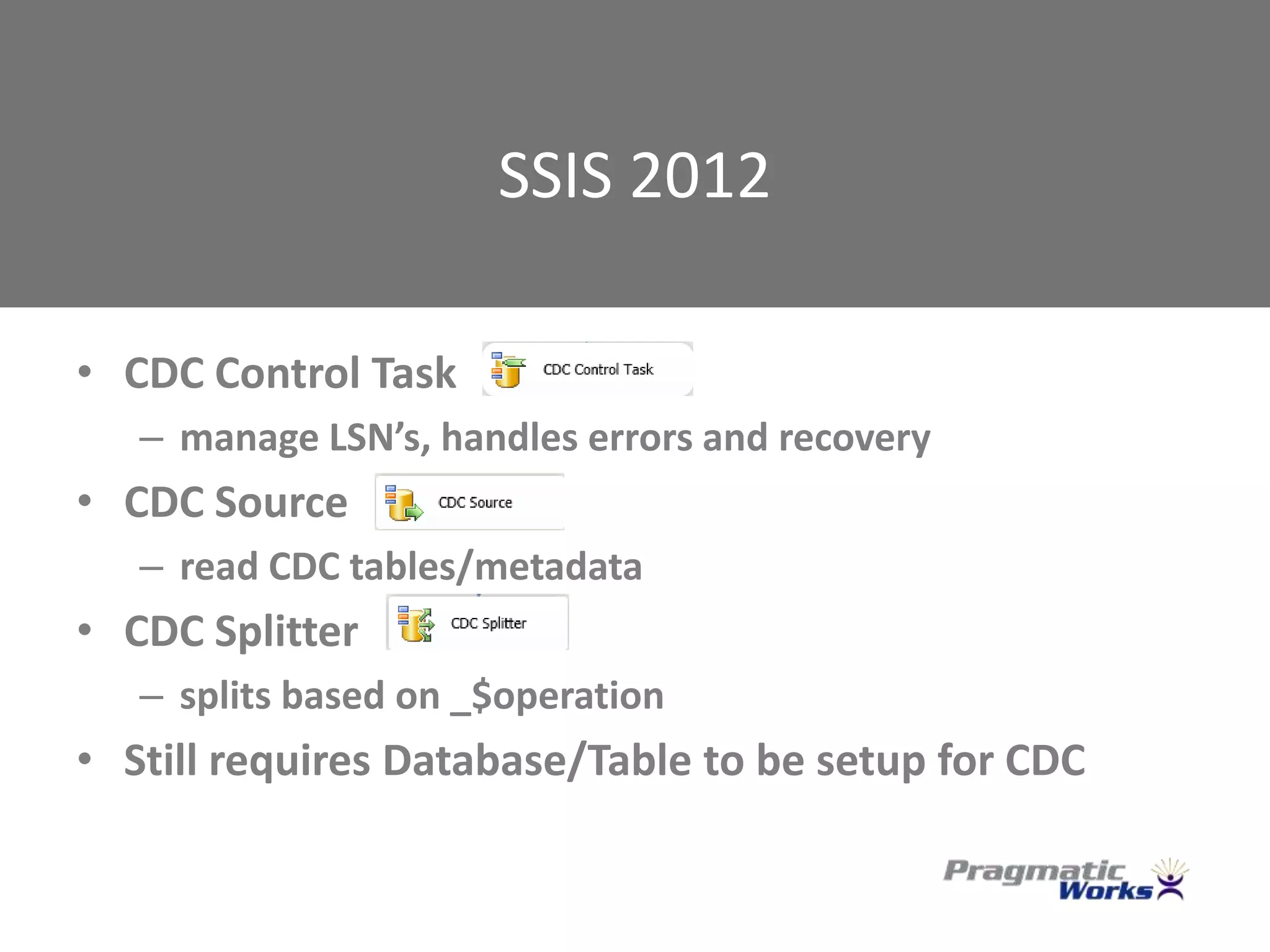 ABCs of CDC with SSIS 2012 | PPTX