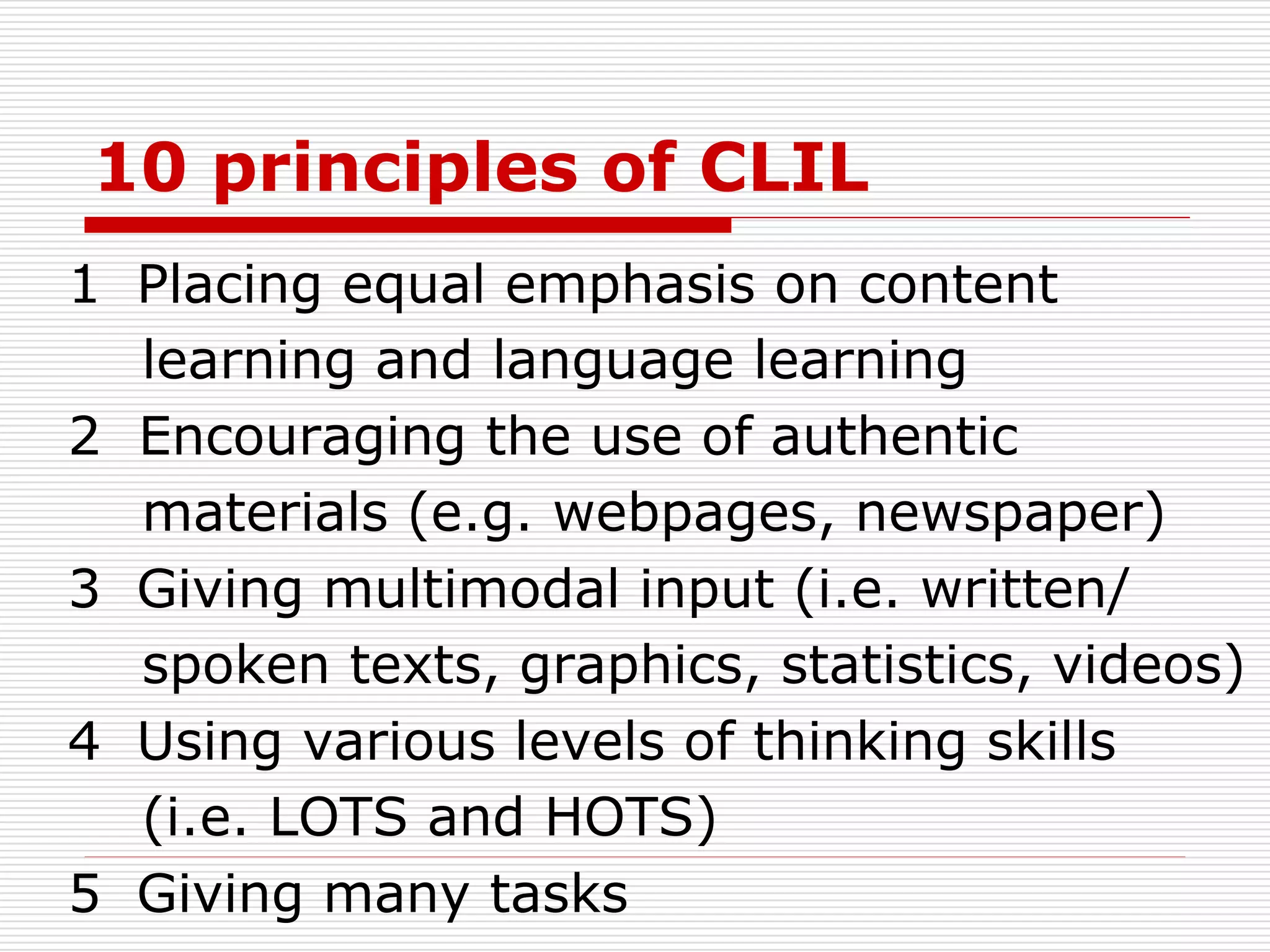 ABCs of CLIL | PDF