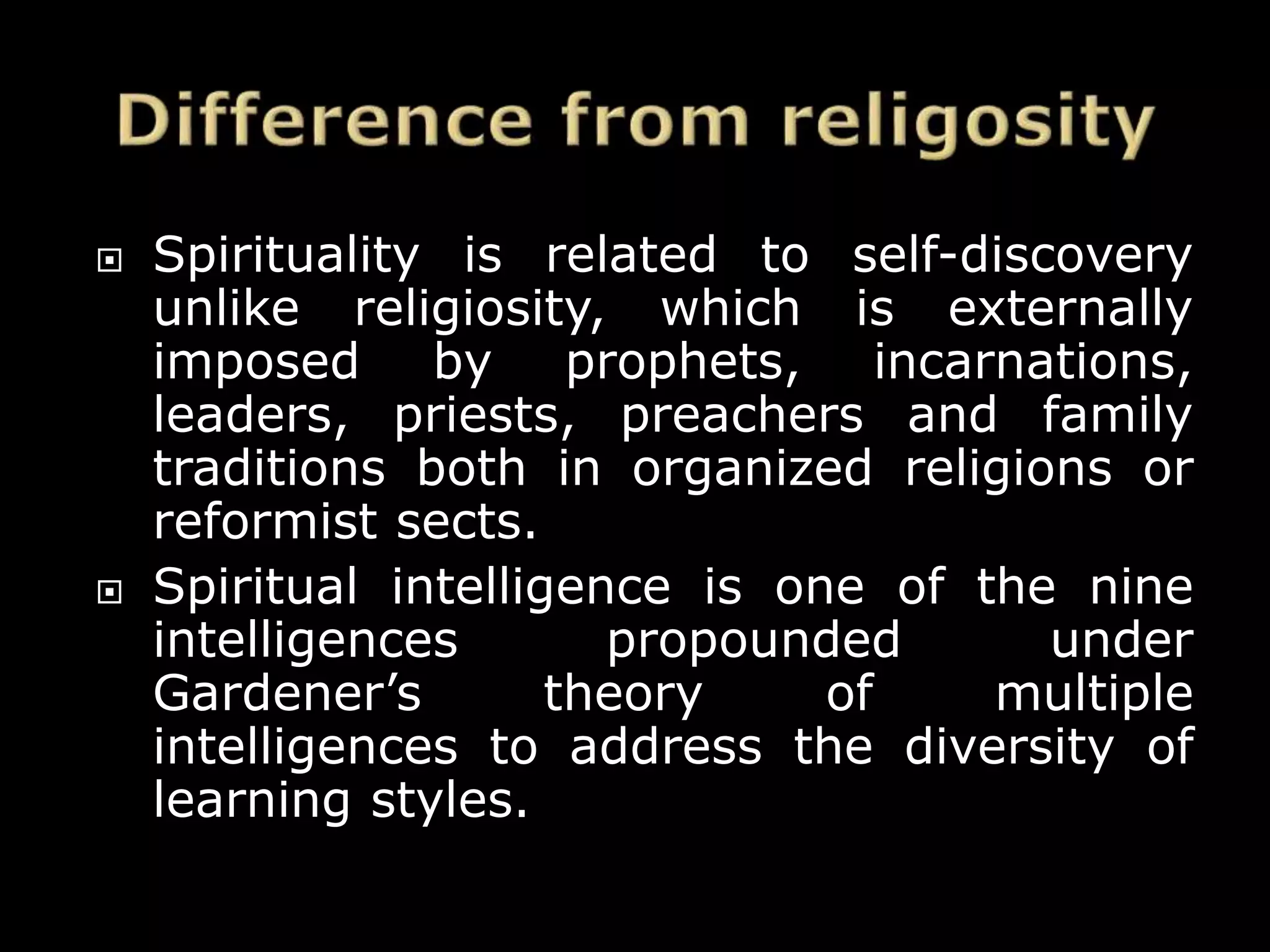 ABCs of Spiritual Intelligence | PPTX