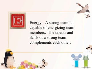 A,b,cs of teamwork powerpoint | KEY