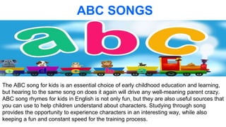 Abc song for kids | PPTX