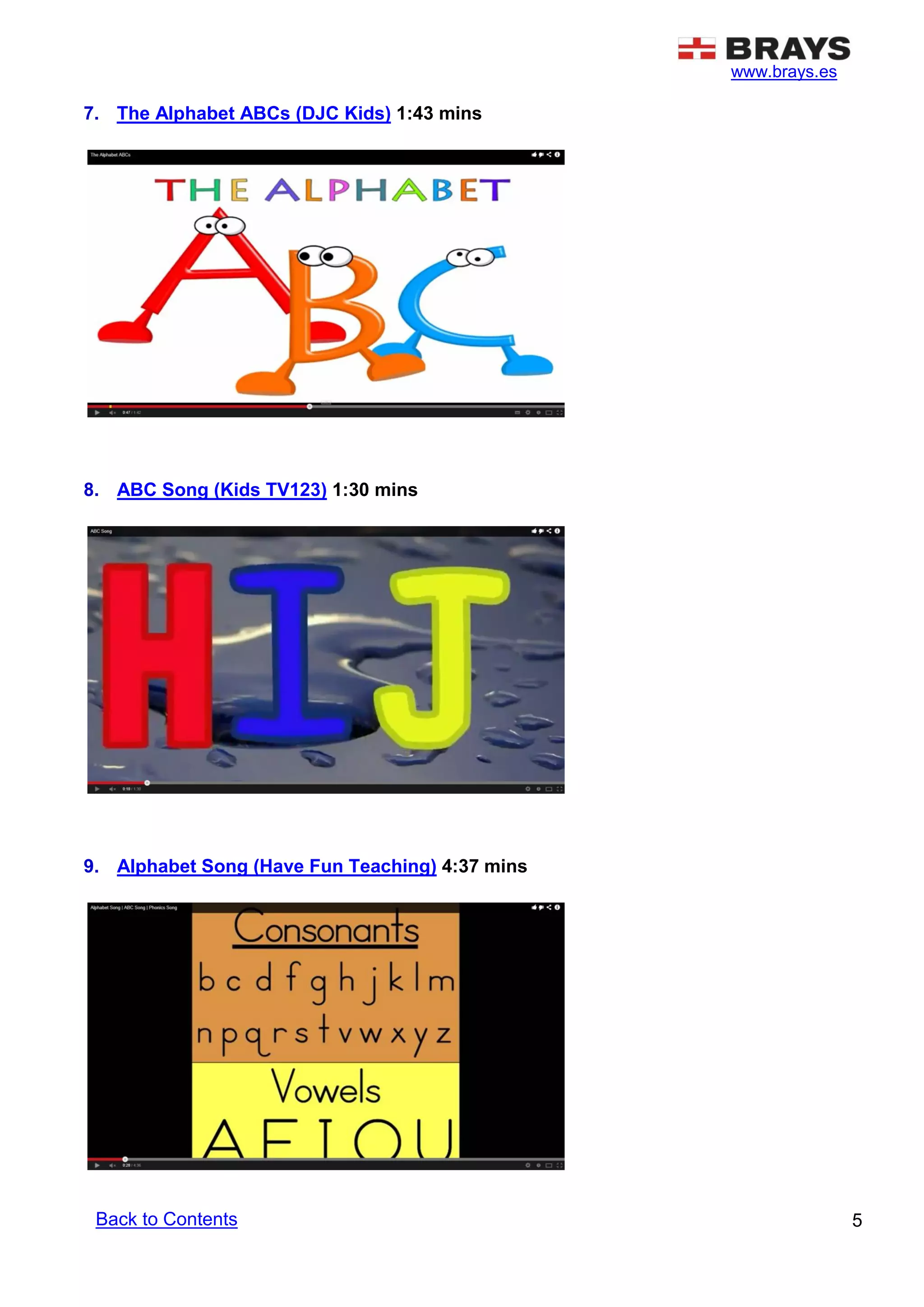 Abc songs | PDF