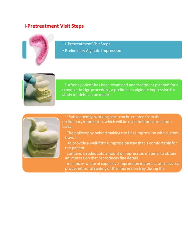 Steps For fixed Provisionals | DOCX | Oral care | Personal Care