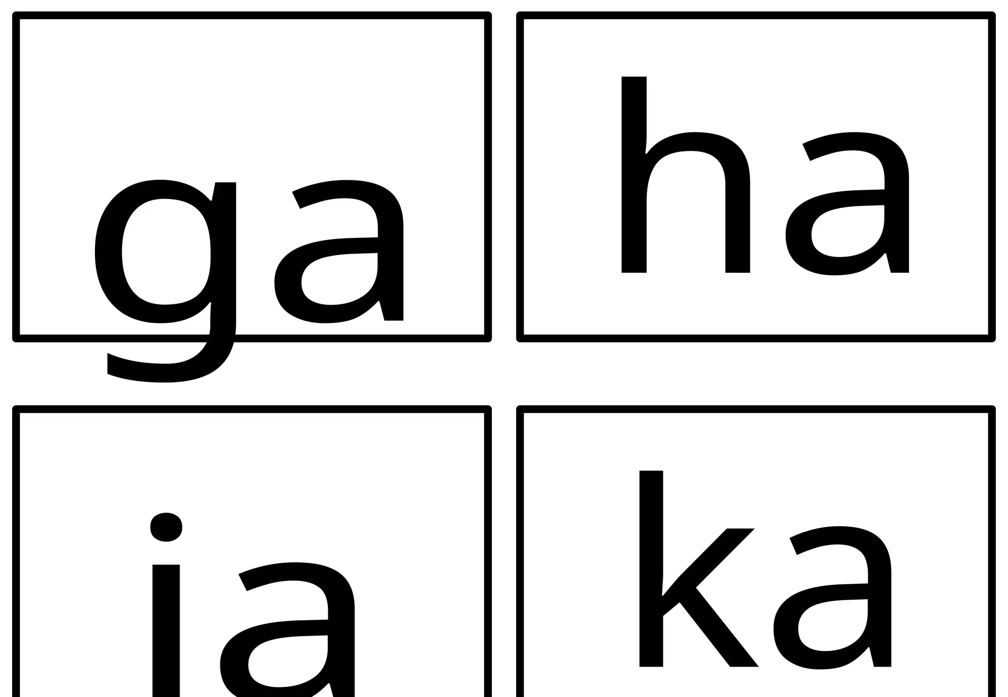 kad imbasan huruf ABC & SUKU KATA TERBUKA | DOCX
