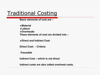 Activity Based costing and Variable costing analysis | PPT