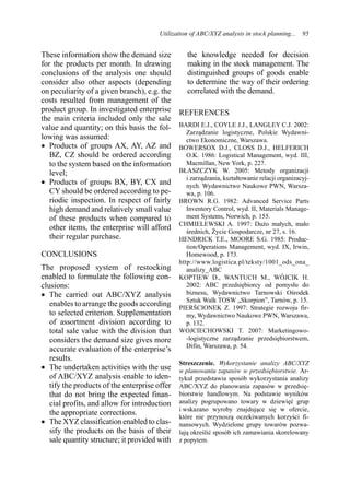 Abc & xyz analysis | PDF