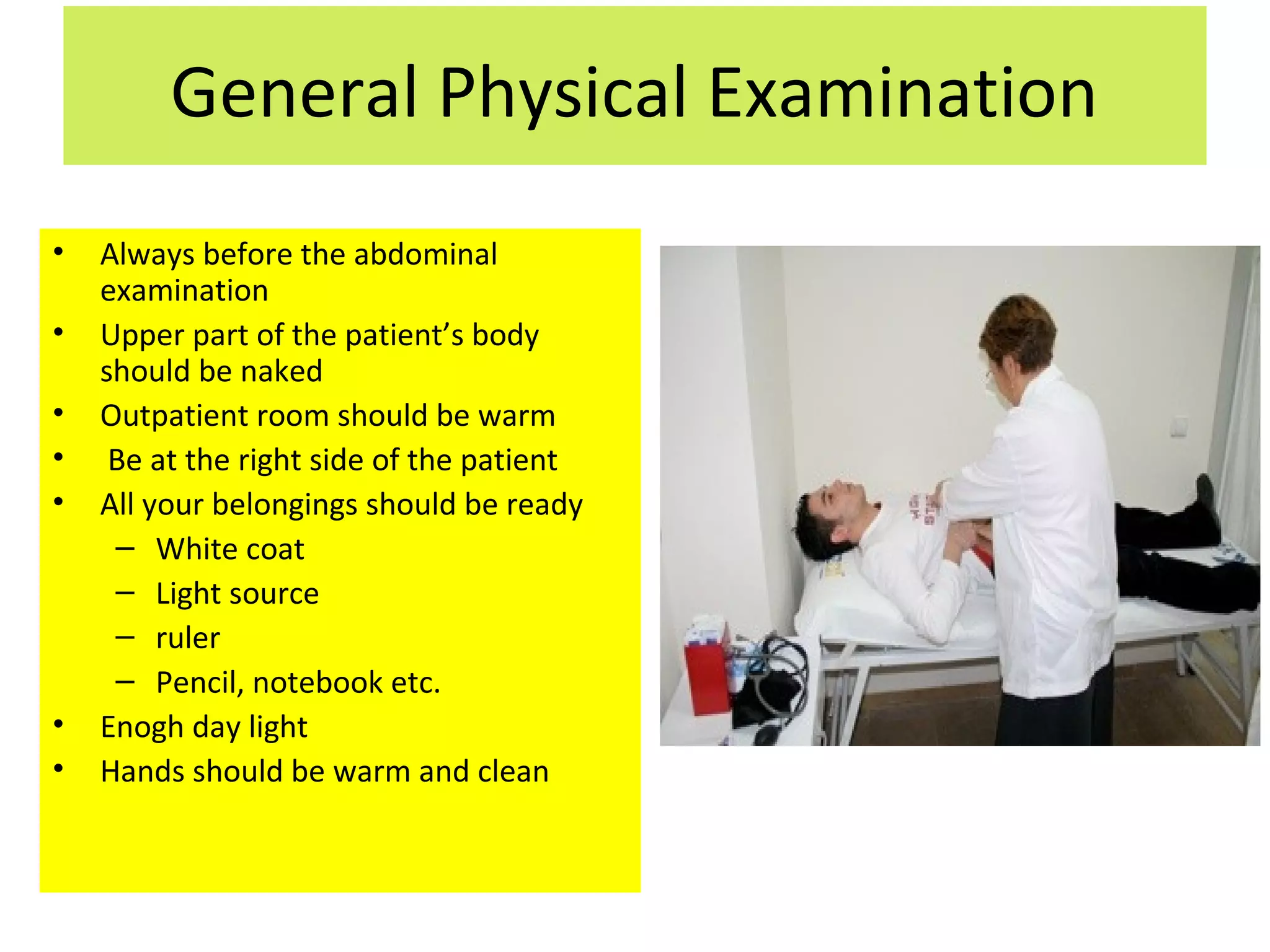 Abdominal Examination | PPT