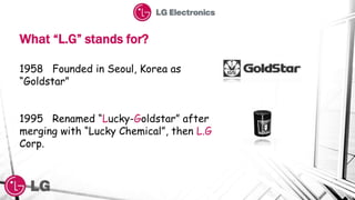 LG Electronics 1 | PPTX