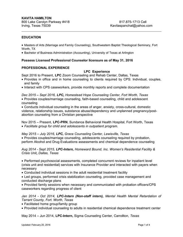 Kavita Resume Oct 2016 | PDF