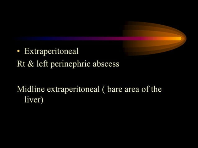 intra abdominal abscess and its management | PPTX