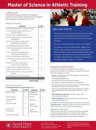 Athletic Training Brochure 8.30.16