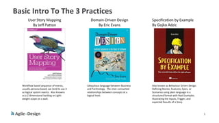 Creating a shared understanding through Story Mapping, Spec by Example, & Domain Driven Design | PPT