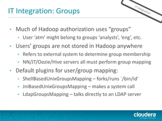 Securing the Hadoop Ecosystem | PPTX