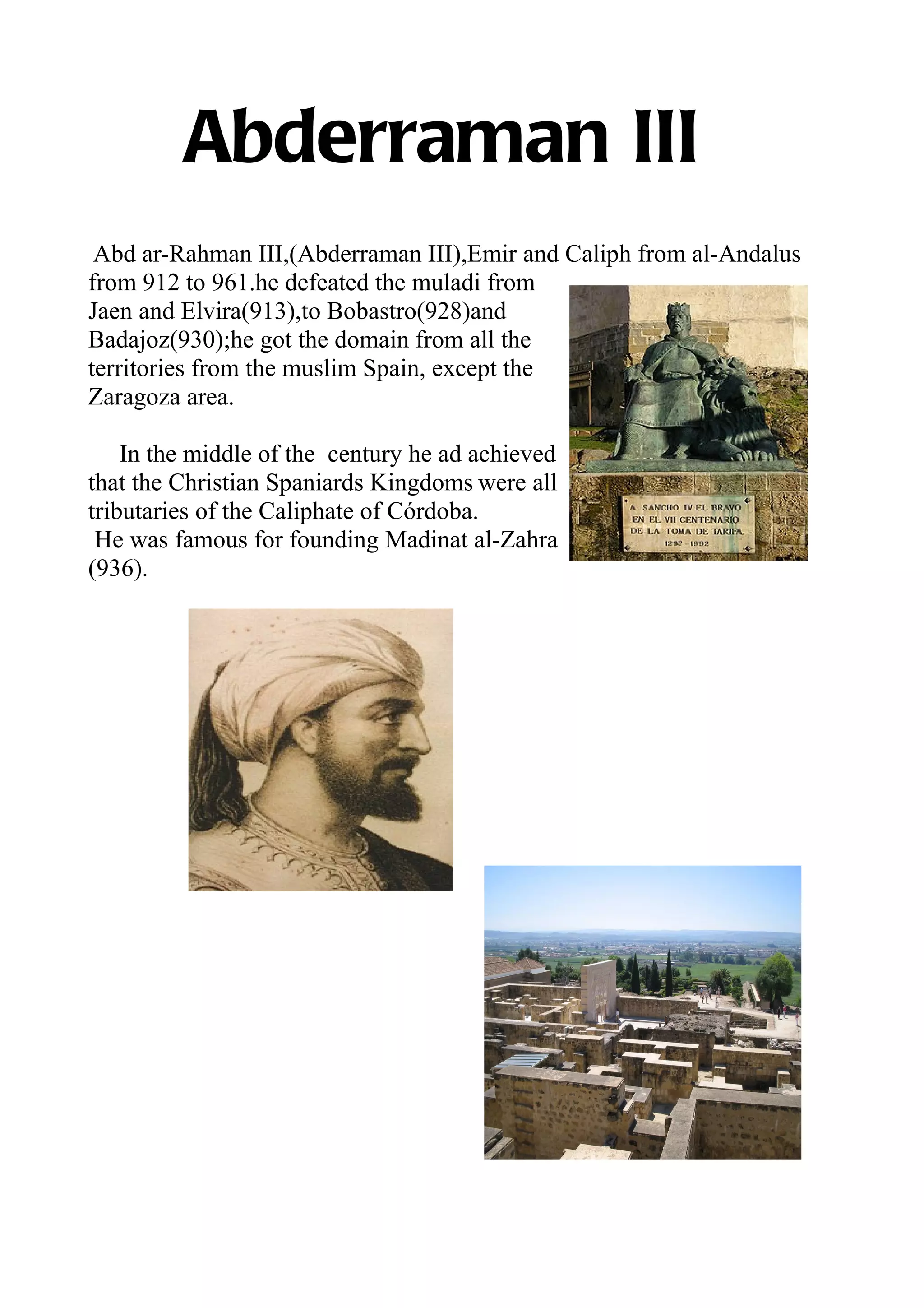 Abderramán iii | ODT