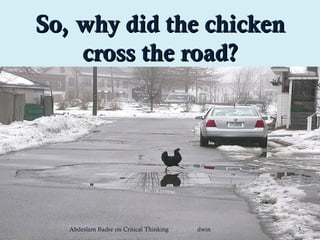 Why did the chicken cross the road? | PPT