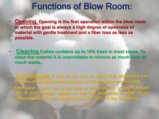 blow room | PPTX | Needlework | Arts and Crafts