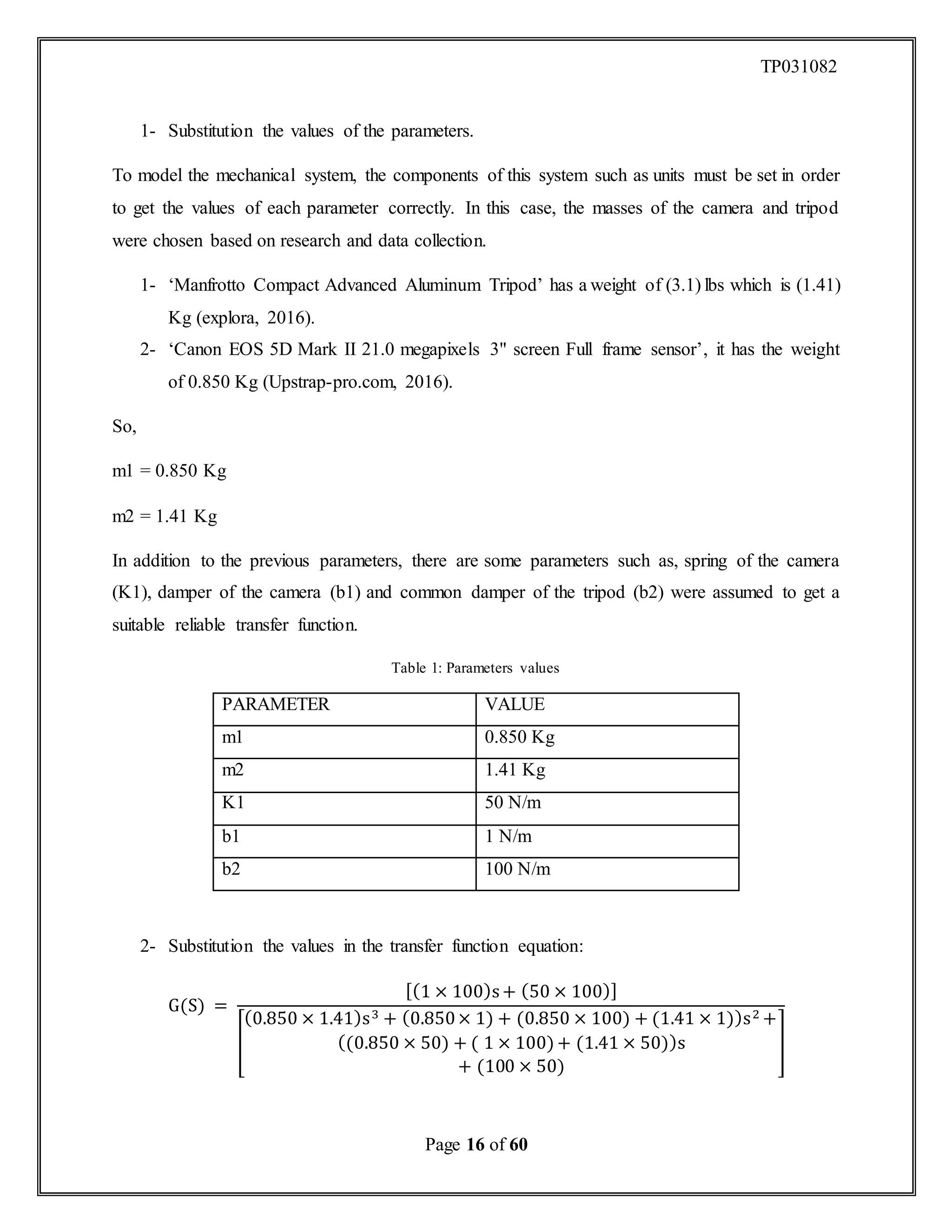 Control engineering assignment | DOCX