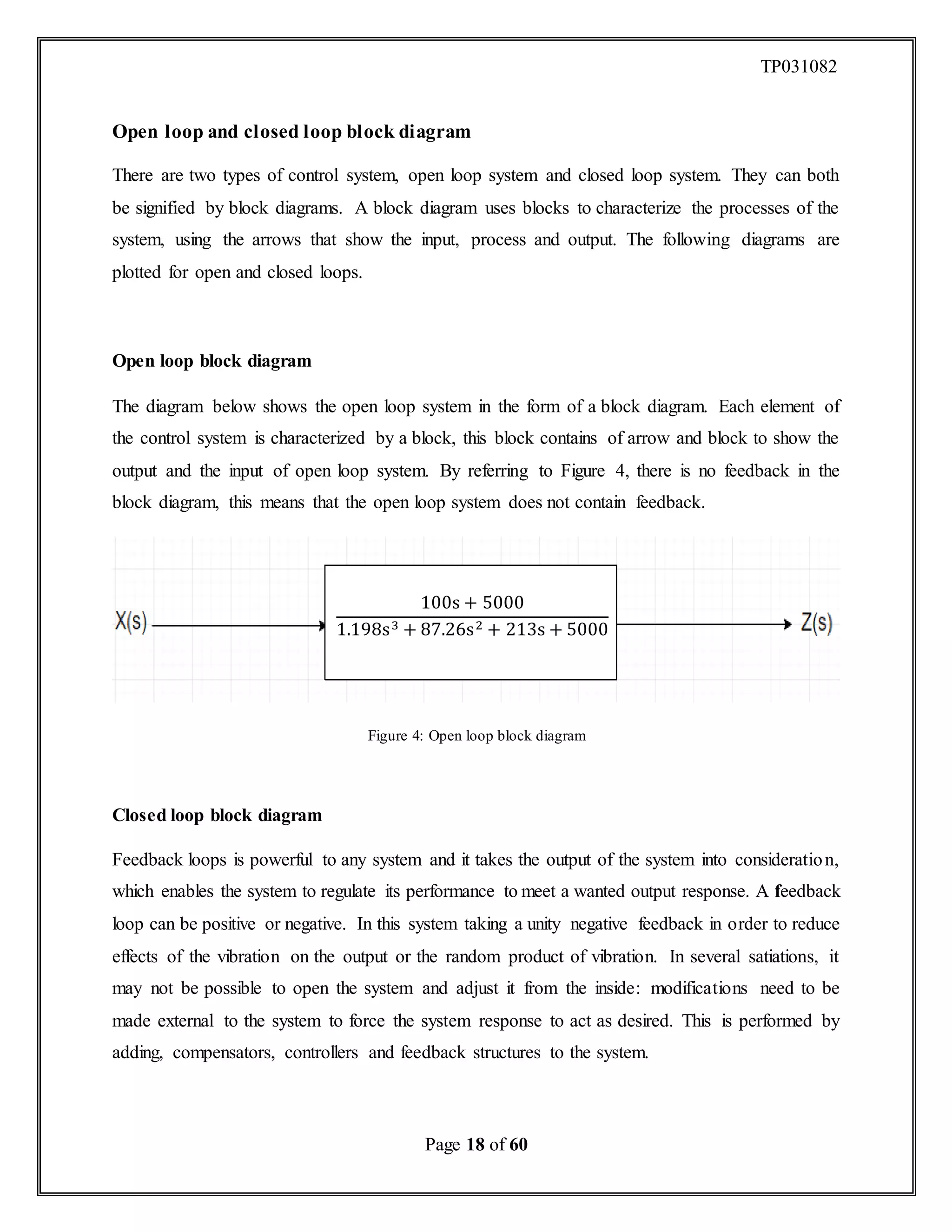 Control engineering assignment | DOCX | Physics | Science