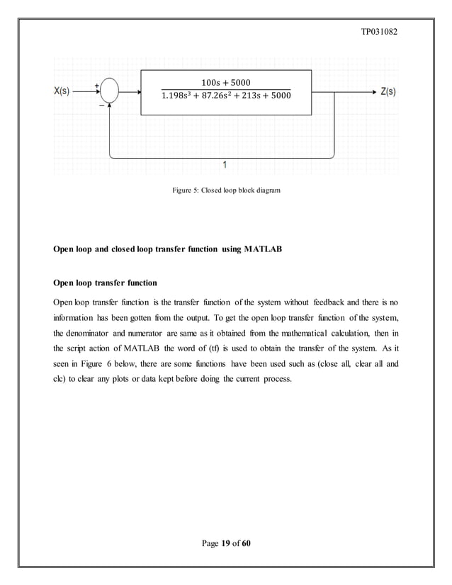 Control engineering assignment | DOCX | Physics | Science