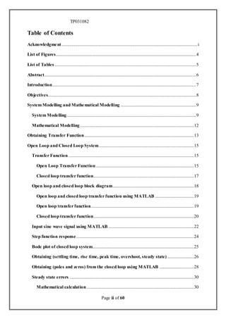 Control engineering assignment | DOCX