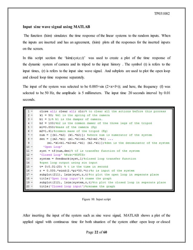 Control engineering assignment | DOCX | Physics | Science