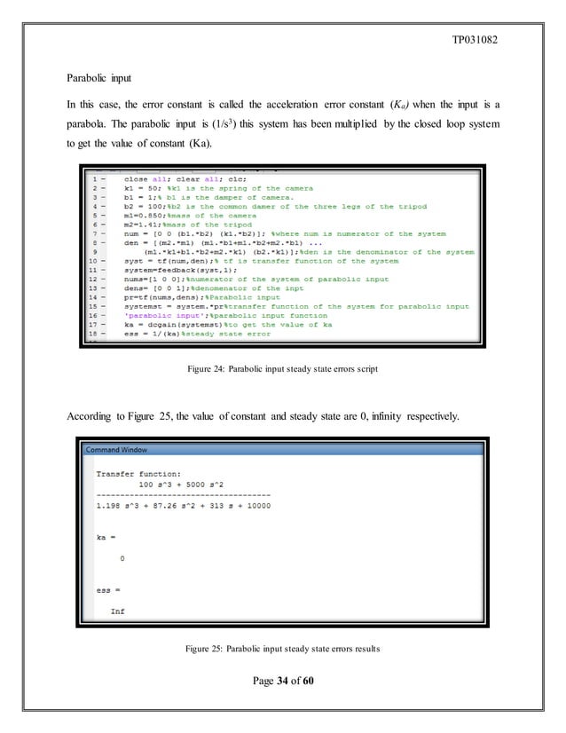 Control engineering assignment | DOCX | Physics | Science