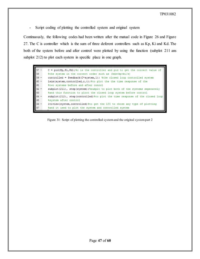 Control engineering assignment | DOCX | Physics | Science