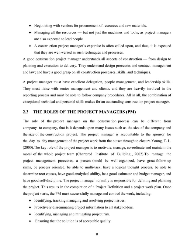 FACTORS AFFECTING ROAD CONSTRUCTION PROJECT PERFORMANCE: A CASE STUDY ...