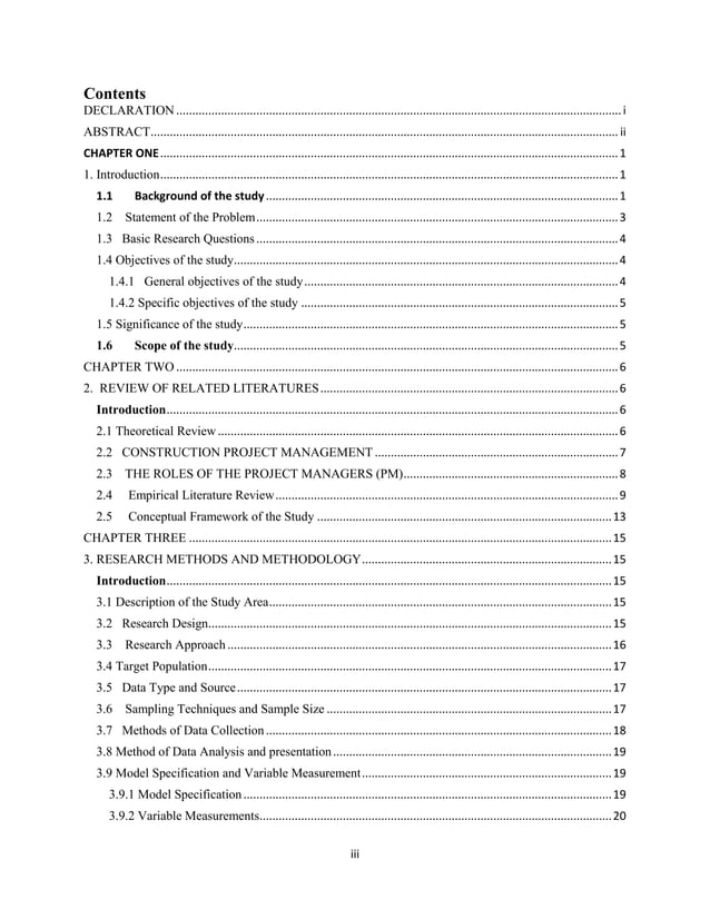 FACTORS AFFECTING ROAD CONSTRUCTION PROJECT PERFORMANCE: A CASE STUDY ...