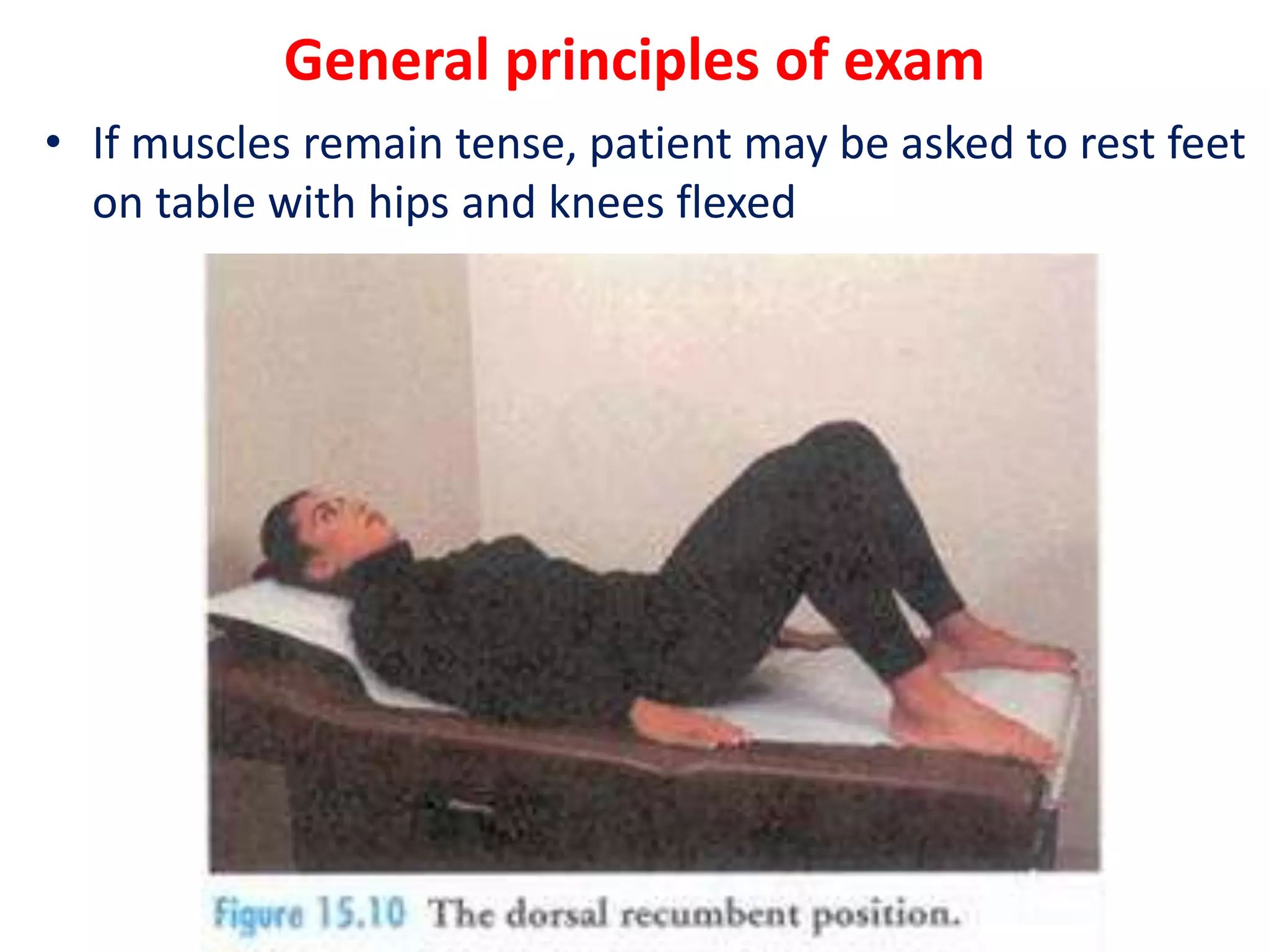 Abdoiminal examination | PPTX