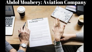 Abdol moabery aviation company | PPT