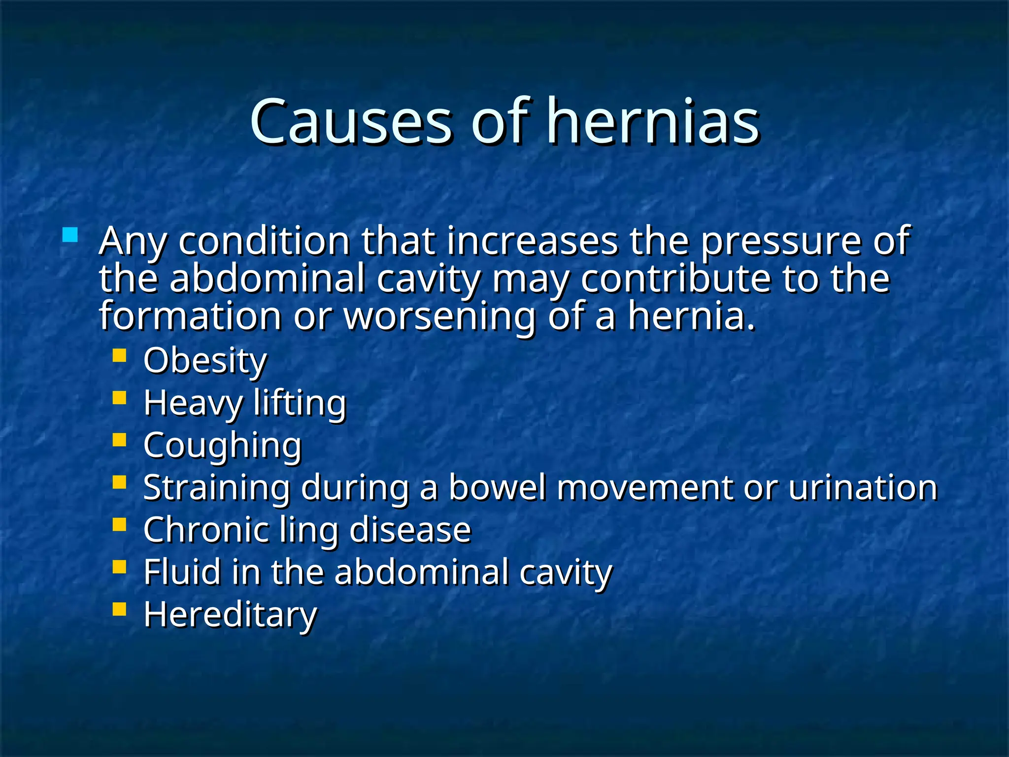 Abdomal wall hernias - english presentantion | PPT