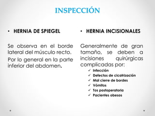 Semiología Abdomen solo INSPECCIÓN Y AUSCULTACIÓN | PPTX