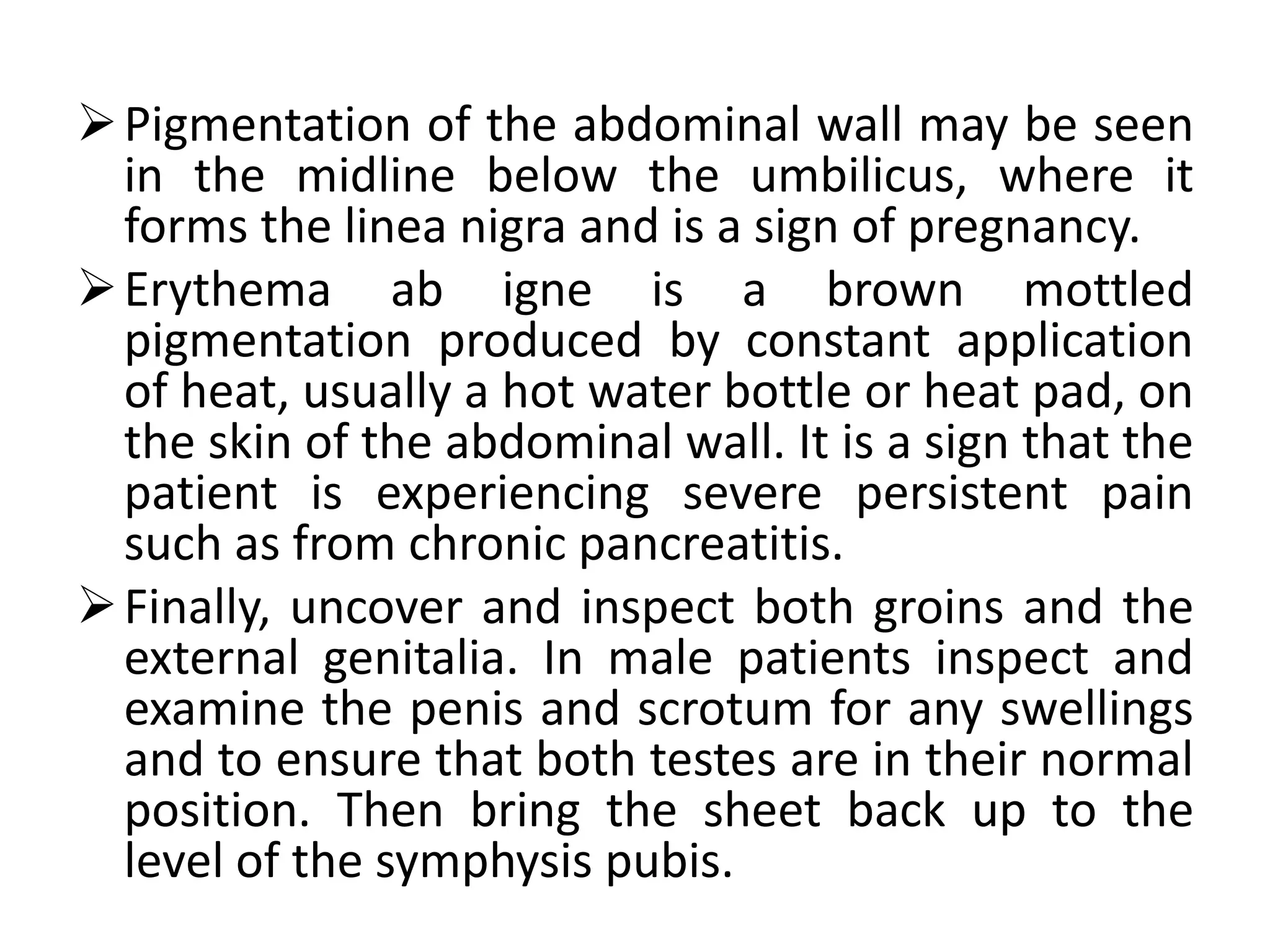 Abdominal Inspection | PPTX