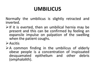 Abdominal Inspection | PPT