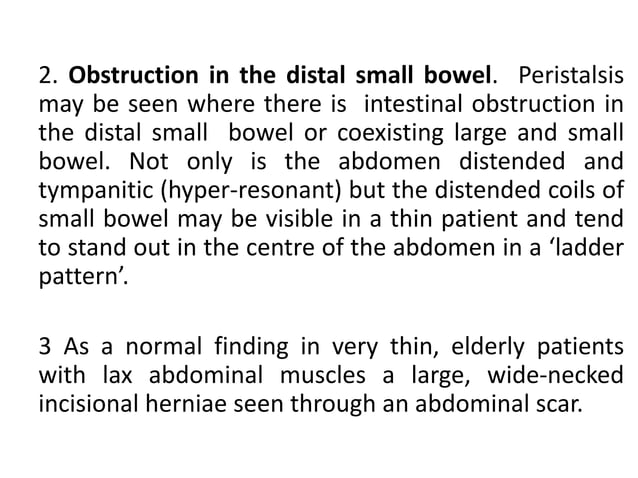 Abdominal Inspection | PPT