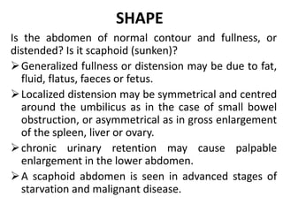 Abdominal Inspection | PPT