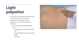 Physical Examination of the Abdomen | PPT