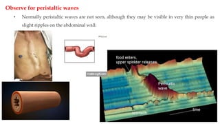 Clinical Examinations of the Abdomen with Images | PPTX
