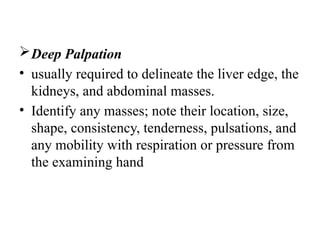 Abdomen.pptx physical examination and practice | PPT