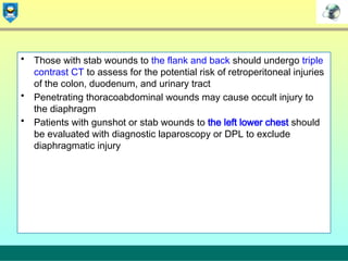 selected approach to abdomen injury .pptx
