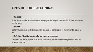 ABDOMEN AGUDO EXPOSICION FACIL DE ENTENDER | PPTX