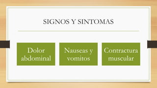 Abdomen agudo DEFINICION DIAGNOSTICO Y MANEJO | PPTX